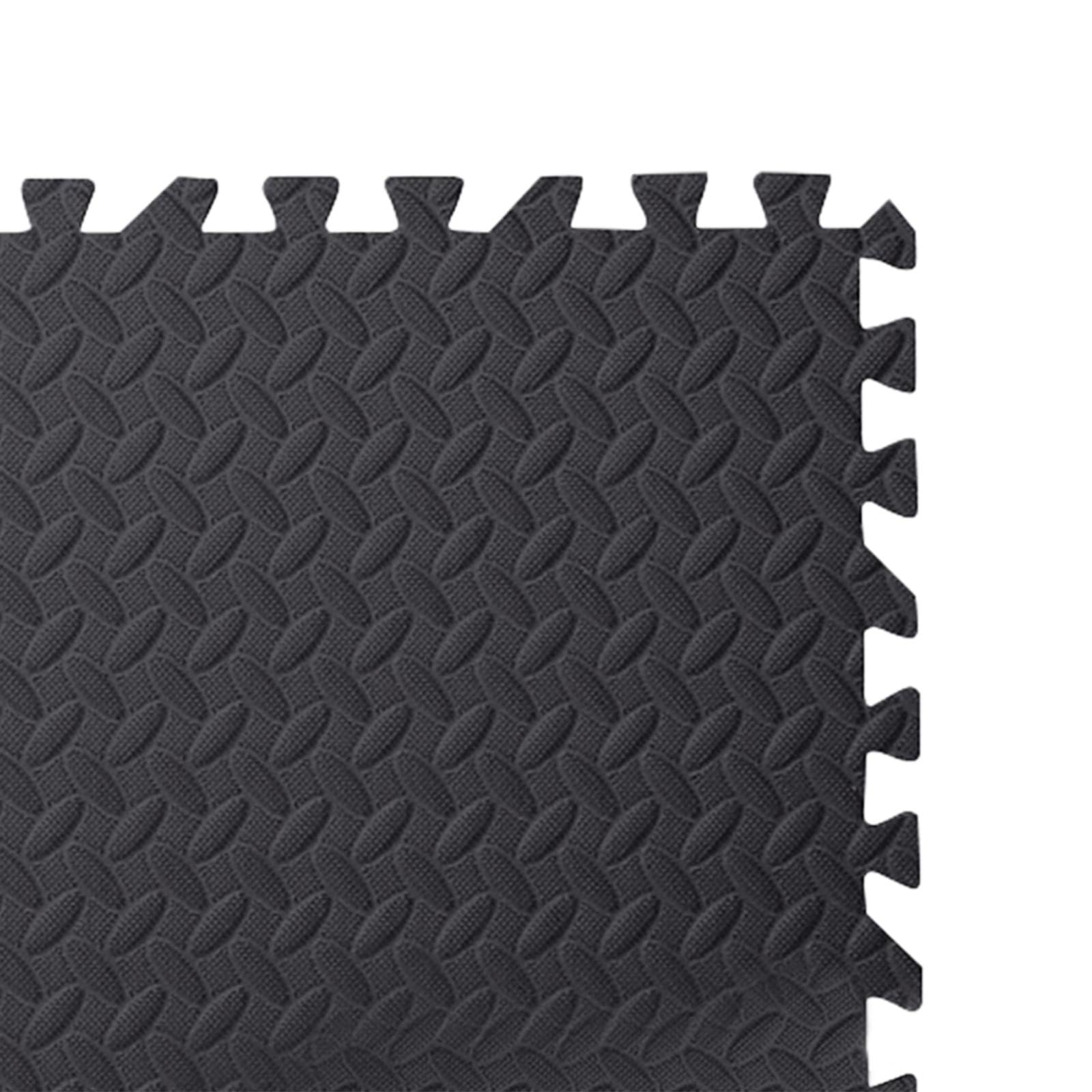 Yiju Puzzle Exercise Mat Gym Flooring Mat Interlocking Foam Floor Mats EVA Foam Floor Tiles for Home Gym Equipment Workouts Anti Skid Shock Absorbent, 60cmx60cmx2.5cm