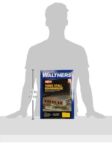 Walthers Cornerstone HO Scale Model Roundhouse, 8