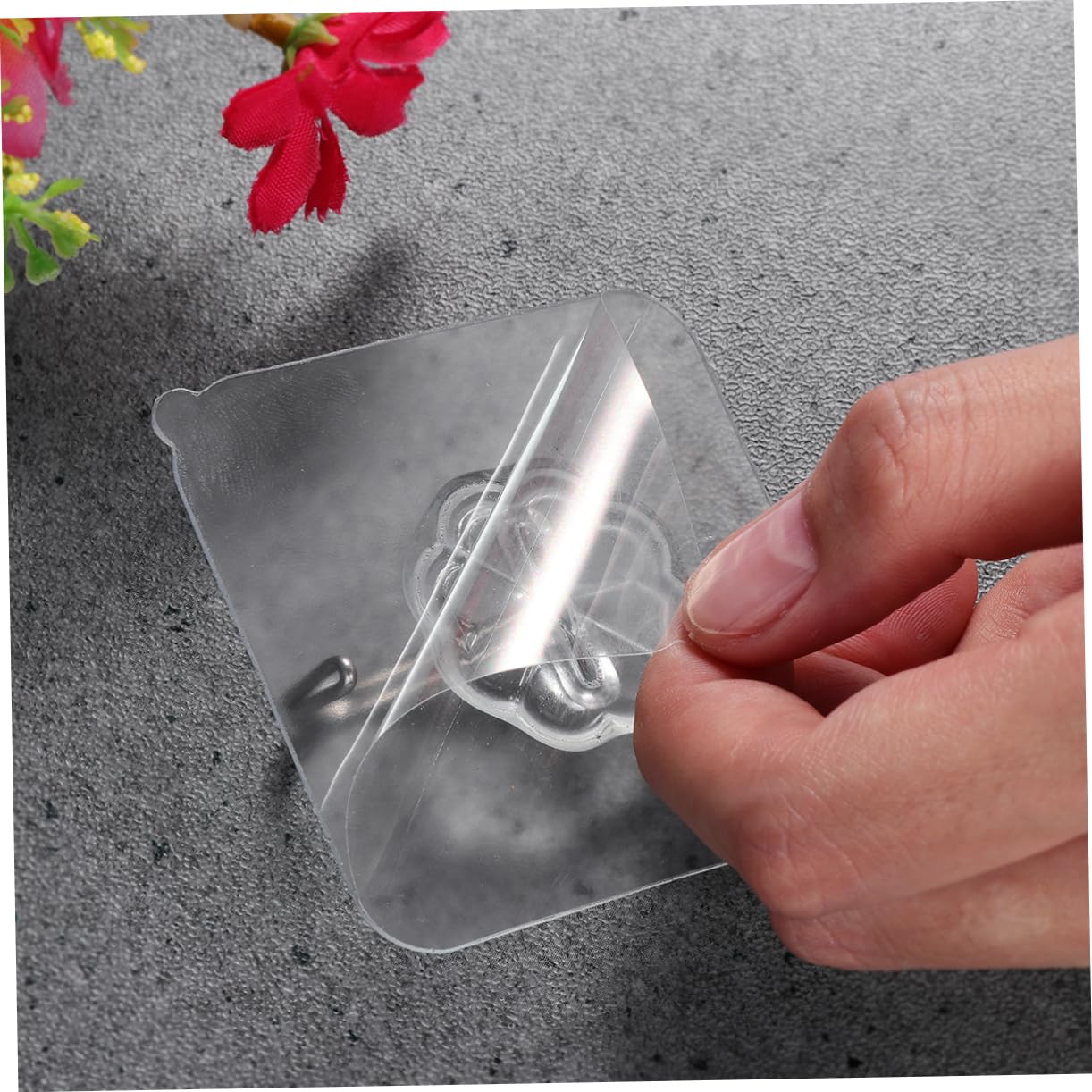 Zerodeko 10pcs Stick on Wall Hooks Self Adhesive Hooks Door Robe Hanger Towel Wall Mount Hook Adhesive Wall Hangers Sticky Hangers Wall Hangers Space Saving Entryway Wall Hooks Sucker