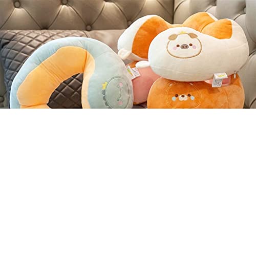 ZIFARM Bed Pillows, Travel U-Shaped Pillow Airplane Flight Neck Cervical Pillow Cute Animal Pillows Rest Cushion Pillow