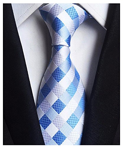 Wehug Lot 6 PCS Men's Ties Silk Tie Woven Necktie Jacquard Neck Ties Classic Ties For Men style022