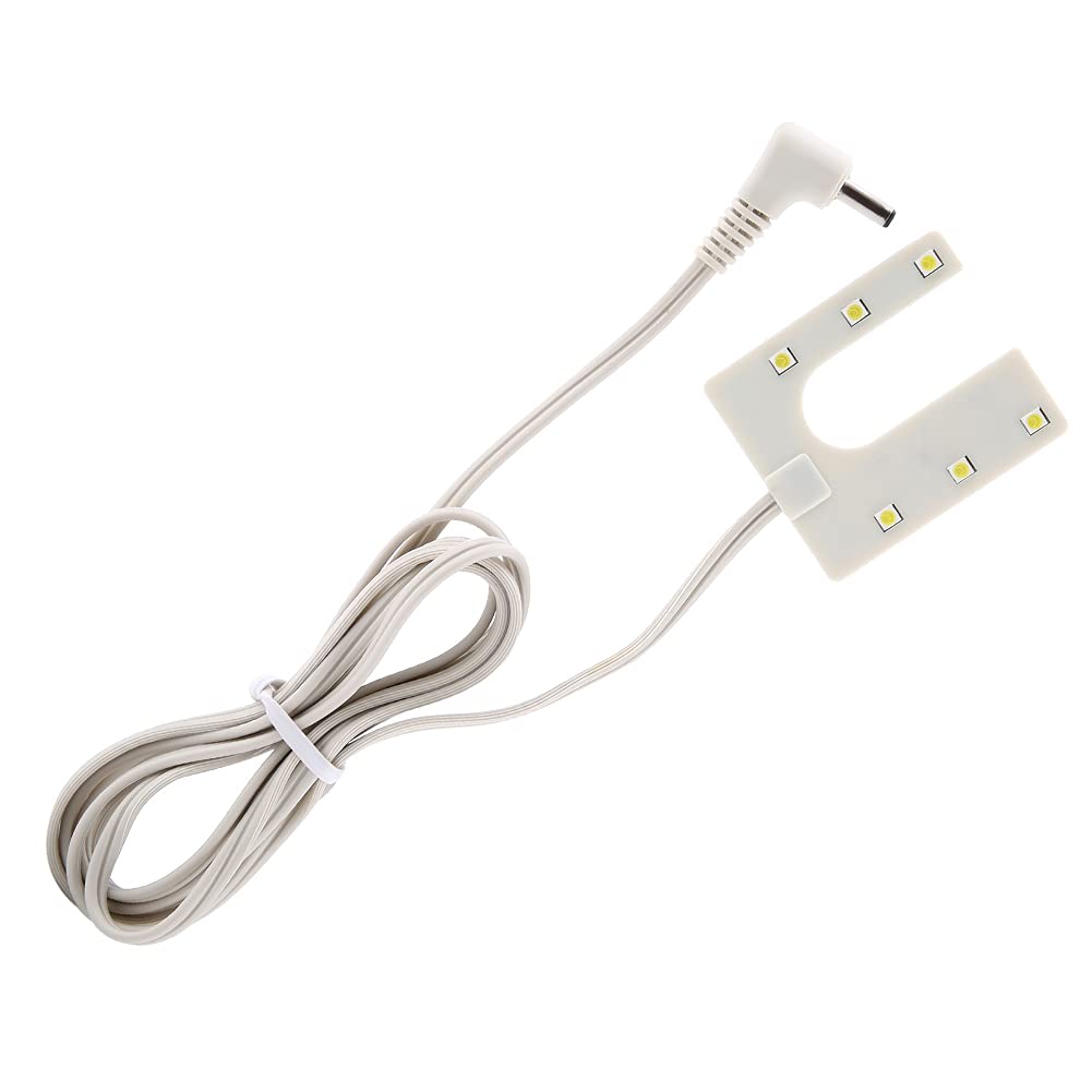 Zixyqol LED Work Light for Flat car Sewing Machine 0.3W 6-LED Sewing Machine Accessory U-Shaped Table Lamp Eye Protection and Energy Saving