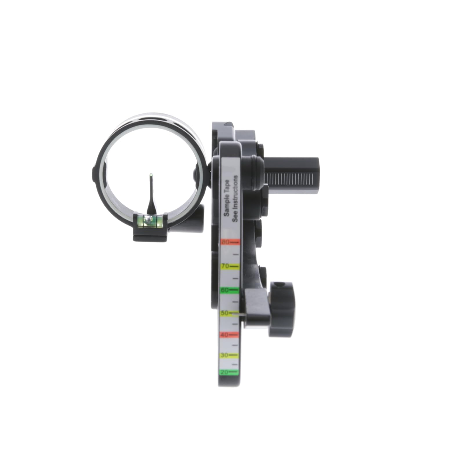 TRUGLO Range Rover Single-Pin .019" Dia Right-Handed Archery Hunting Moving Black Bow Sight with Standard Adjustment - Light Not Included