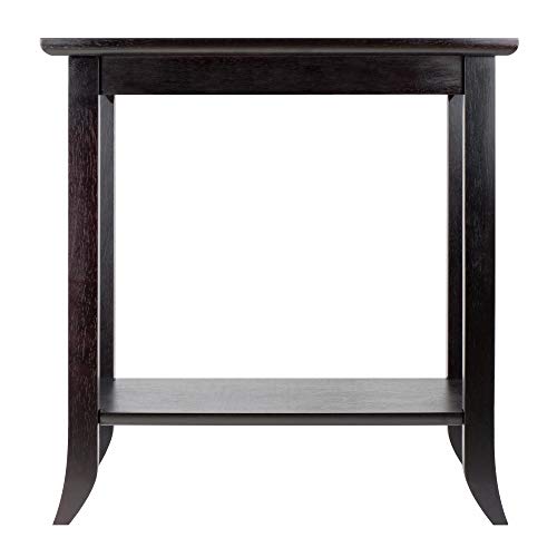 Winsome Genoa Occasional Table, Dark Espresso & Wood Genoa Occasional Table, Espresso
