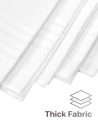 Umo Lorenzo Pocket Square Handkerchiefs for Men Soft 100% Cotton Hankies (12 Pack)