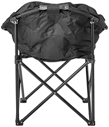 Urban Shop Sherpa Club Chair, Black 31.8D x 28.7W x 35.4H in