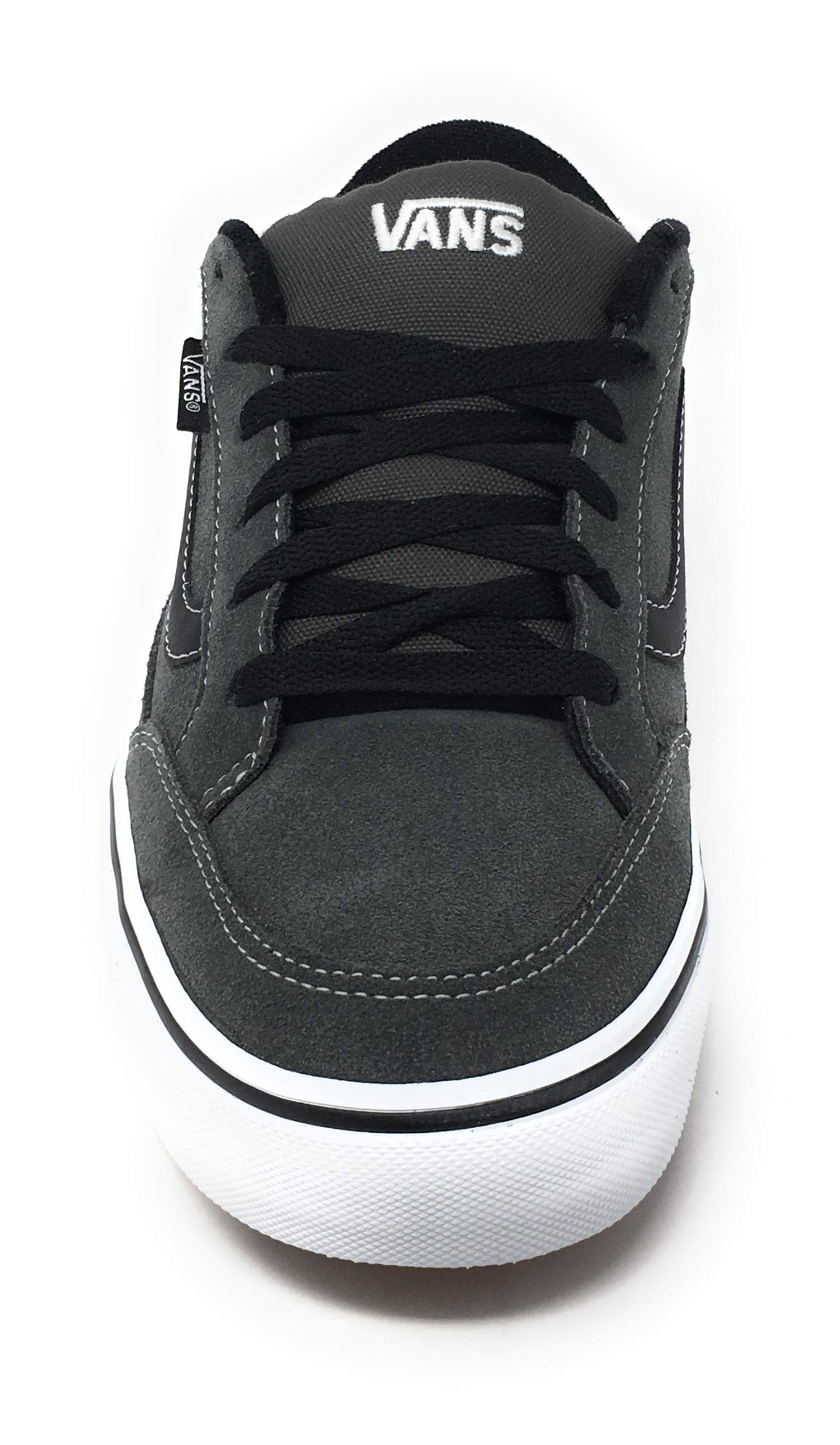 Vans Men's Bearcat Skate Shoes (10), Charcoal/White/Black