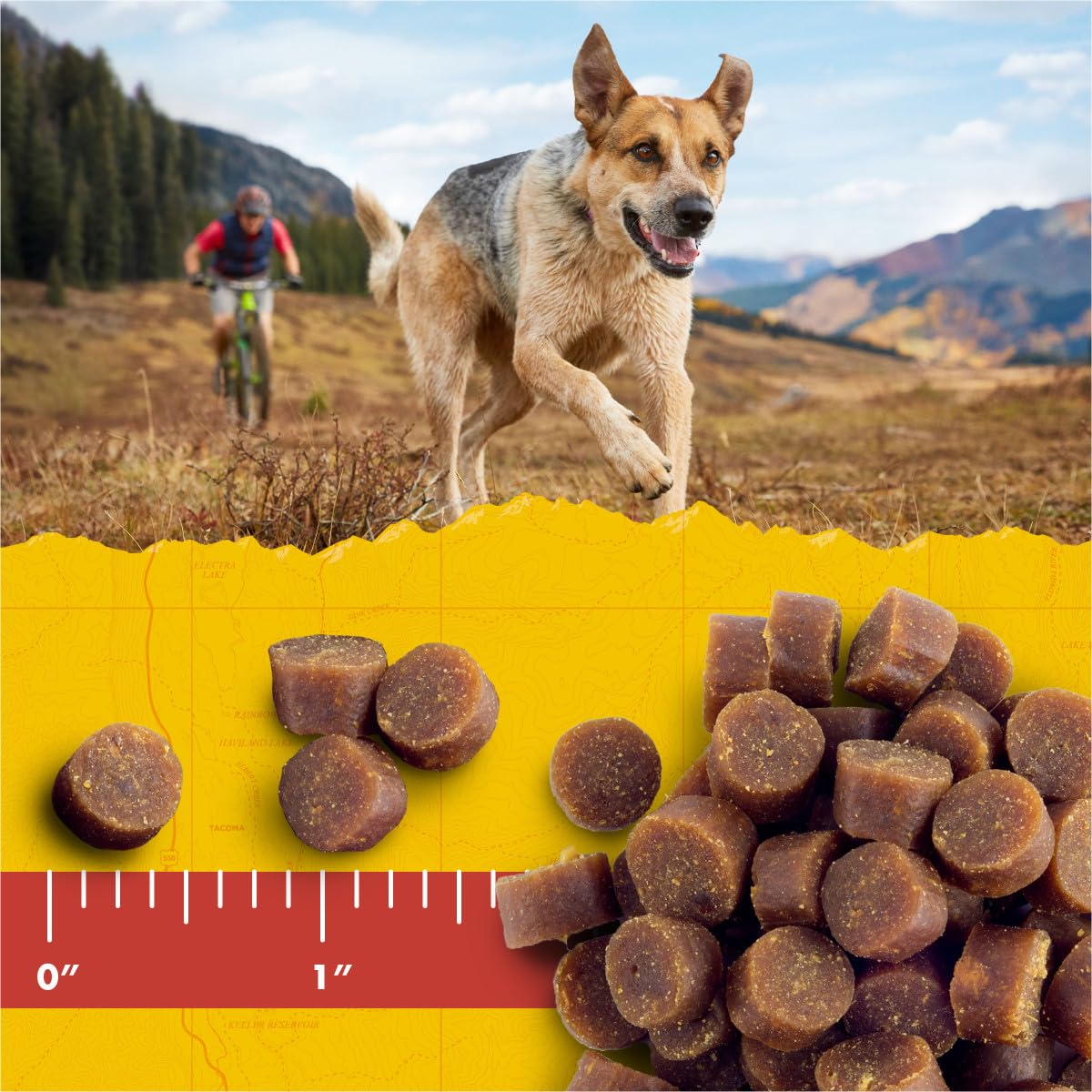 Zuke’s Mini Naturals Soft Chewy Dog Treats For Training Pouch, Natural Treat Bites With Peanut Butter And Oats - 16 oz. Bag