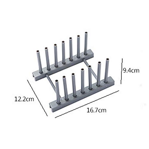 WUDILU Kitchen Organizer Pot Lid Rack Stainless Steel Spoon Holder Pot Lid Shelf Cooking Dish Rack Pan Cover Stand Kitchen Accessories (Color : D)
