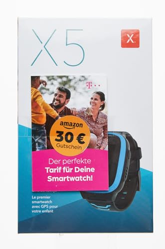 XPLORA X5 Play - Watch Phone for Children (4G) - Calls, Messages, Kids School Mode, SOS Function, GPS Location, Camera and Pedometer - (Subscription Required) (BLUE)