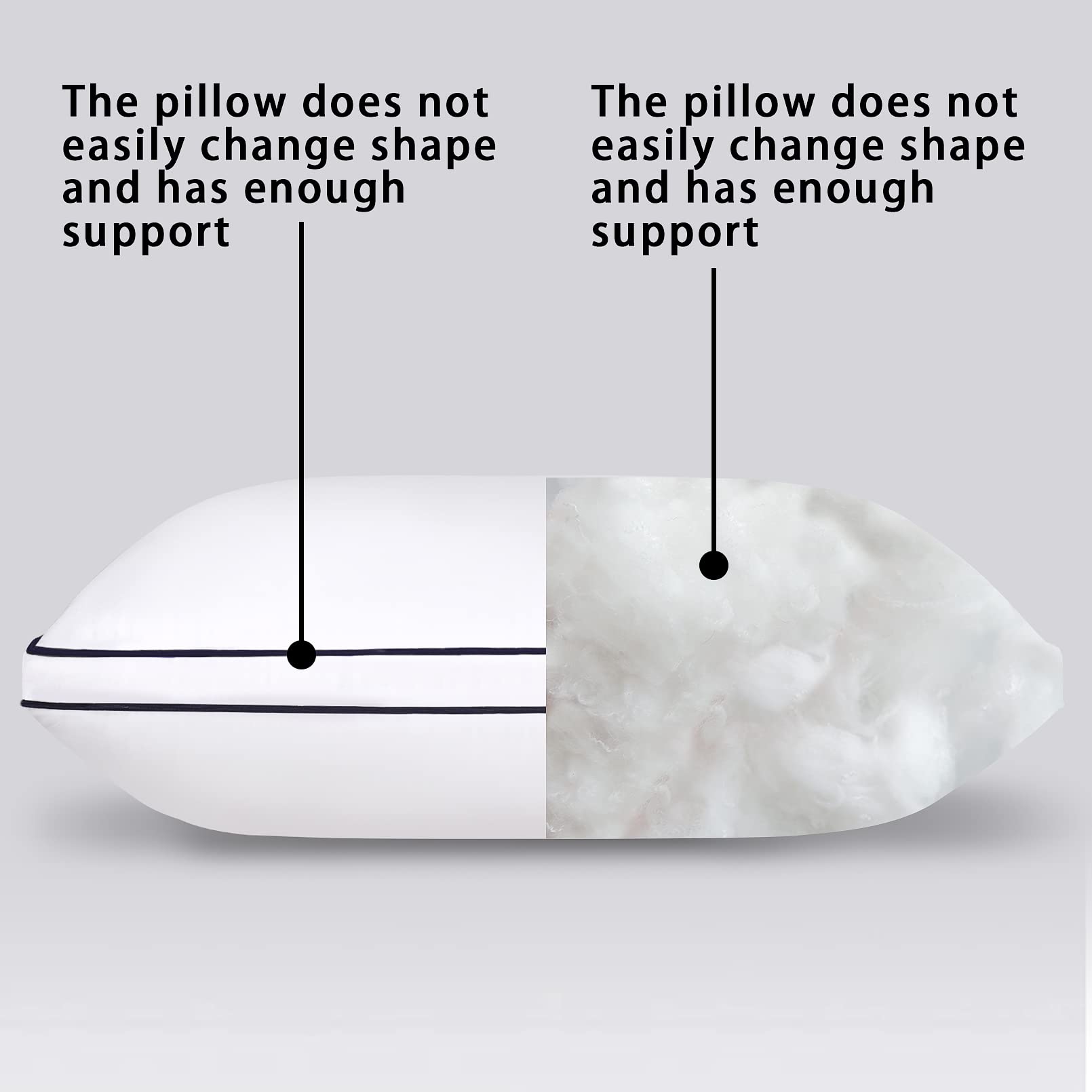 YHOERR pillows (White, Queen)