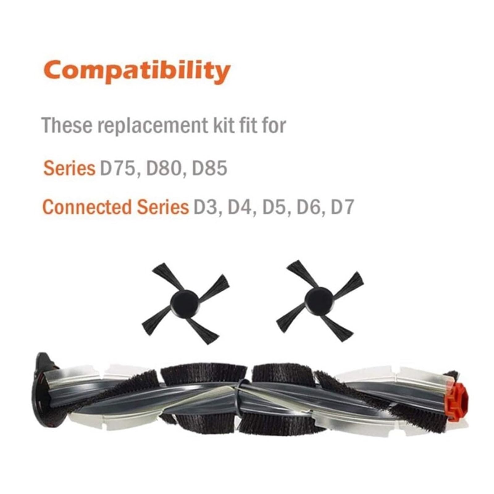 WEddle Replacement Parts Brush Filter。Compatible for Neato D3 D4 D5 D6 D7 Botvac D Series D75 D80 D85