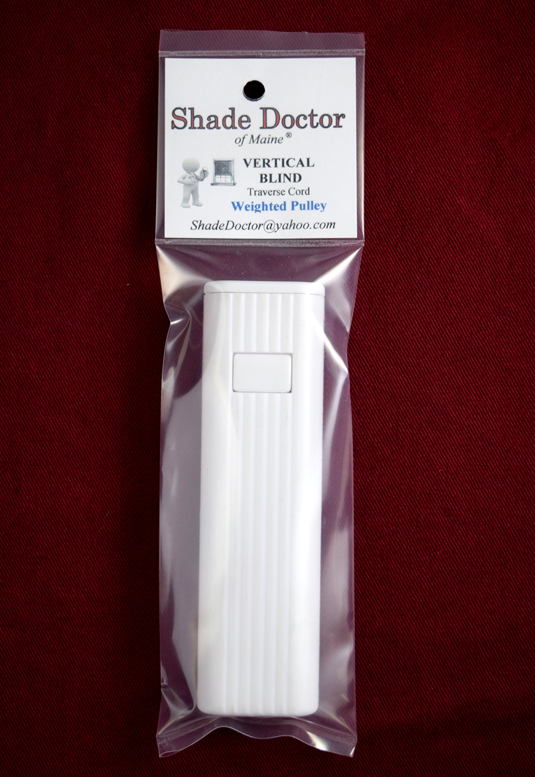 WEIGHTED CORD PULLEY for Vertical Blind from Shade Doctor of Maine