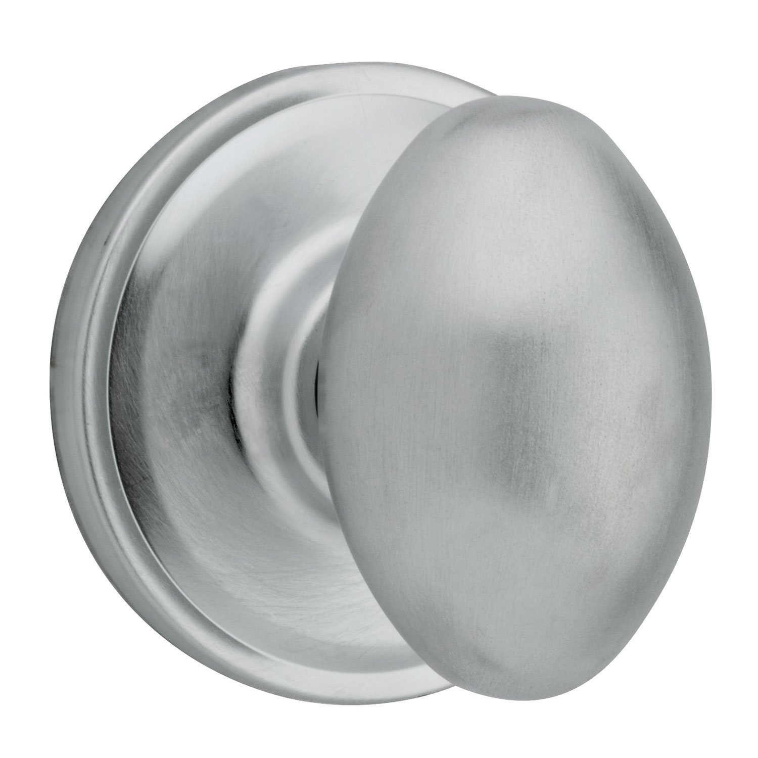 Weiser Laurel Collection Passage Door Knob, Satin Chrome