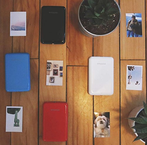 Zink Polaroid ZIP Wireless Mobile Photo Mini Printer (Blue) Compatible w/ iOS & Android, NFC & Bluetooth Devices