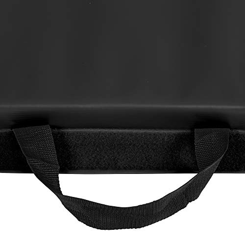 We Sell Mats 4 ft x 10 ft x 2 in Personal Fitness & Exercise Mat, Lightweight and Folds for Carrying, Black