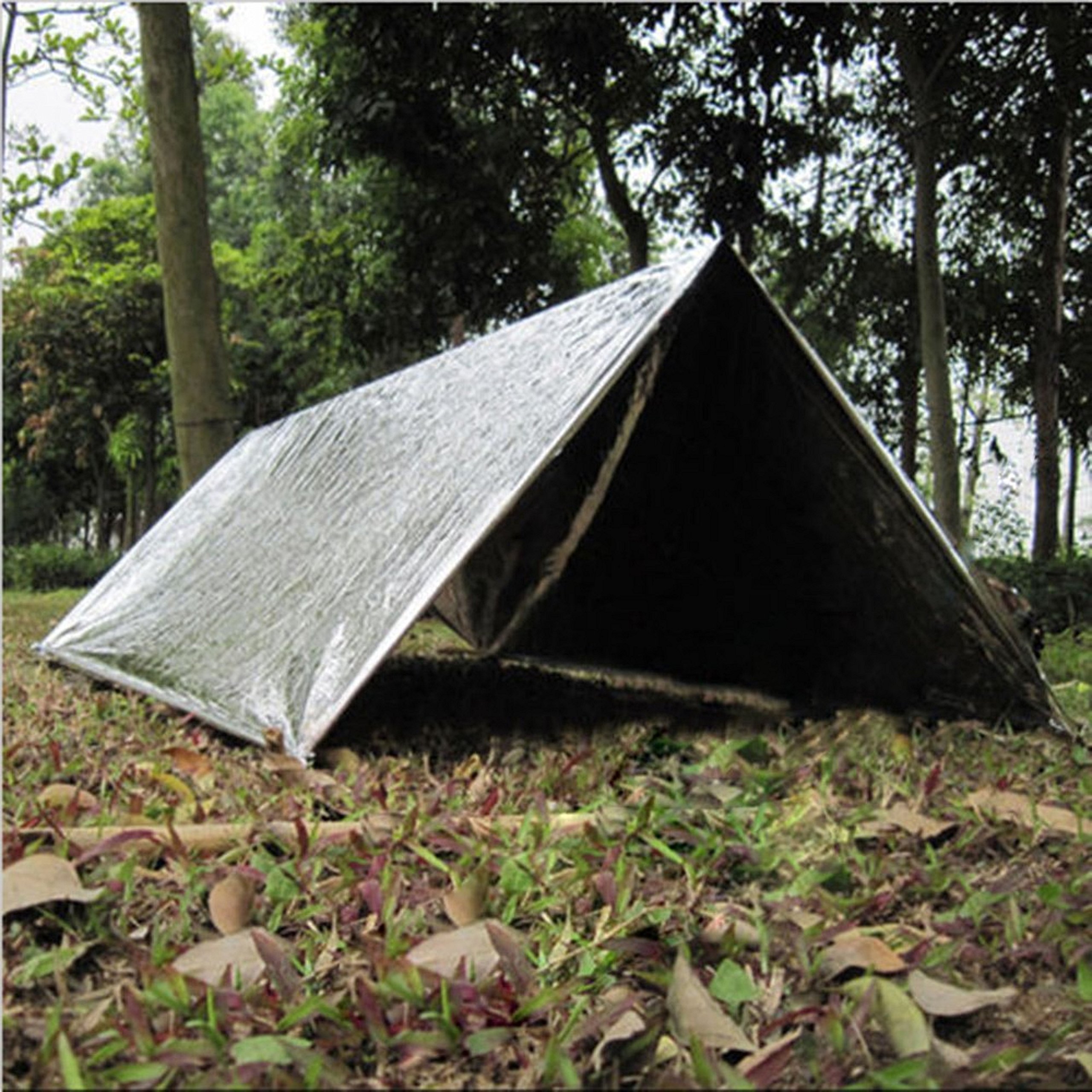 Wealers Family Pack 2 Person Emergency Survival Cold Weather Thermal Reflective Shelter Tent (Pack of 3)