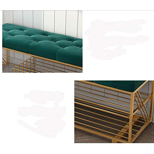 ZHYH Nordic Shoe Stool Home Entrance Porch Cabinet Storage Bed end Sofa Bench Creative (Color : E)