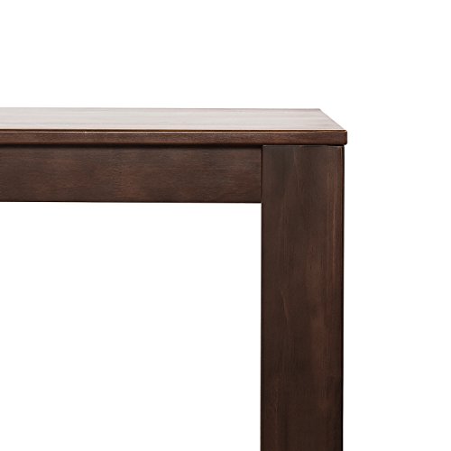 Zinus Vialeta Mission Style Wood Dining Table / Table Only, Espresso