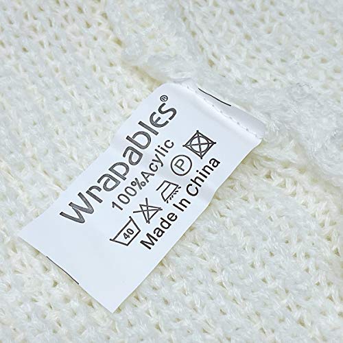 Wrapables Thick Knitted Winter Warm Infinity Scarf, Forest Green