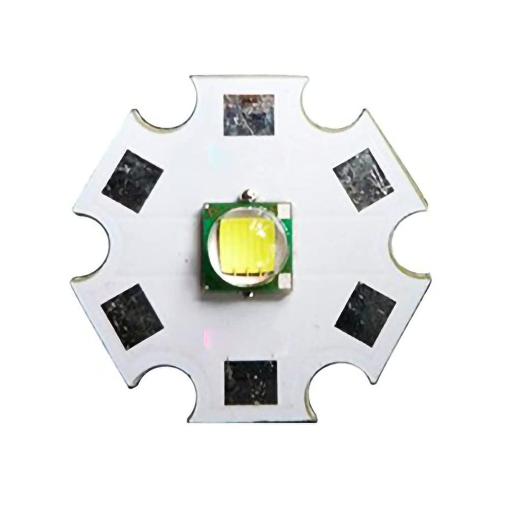 XINXINGYUAN Original LED Chip 10W Cool White 6500K 3V 3A LED Lamp Light Emitter Chip DIY with 20mm Star PCB Base