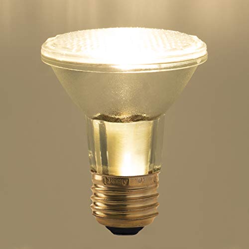 Xtricity PAR20 Halogen Narrow Flood Light Bulb, Halogen Light Bulb, 50W, Dimmable, 700 Lumens, E26 Medium Base, 2700K Warm White, 120V, Ideal for Range Hood Replacement, (4 Pack)