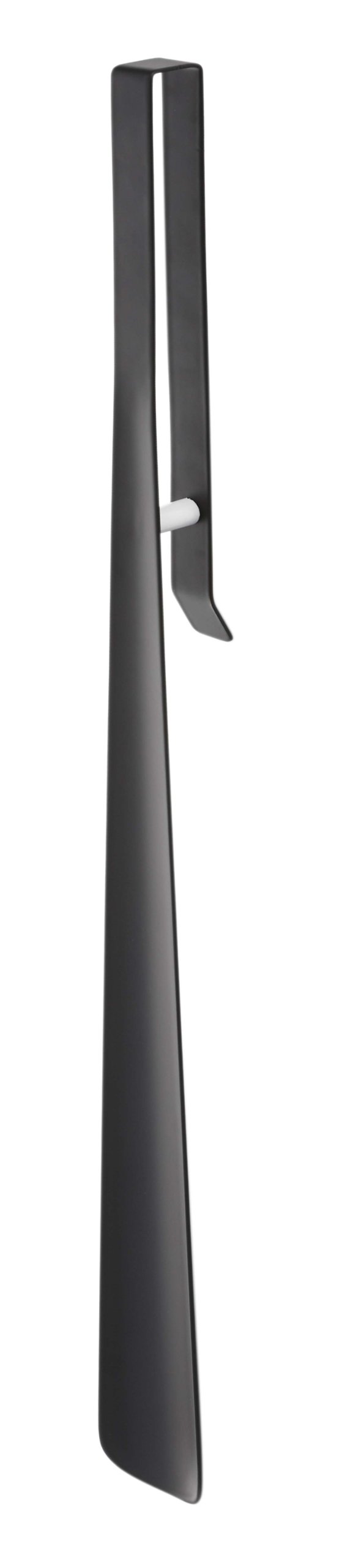 YAMAZAKI Home Tower Extra Long Metal Shoe Horn with Handle - 22.4 Inches - Steel