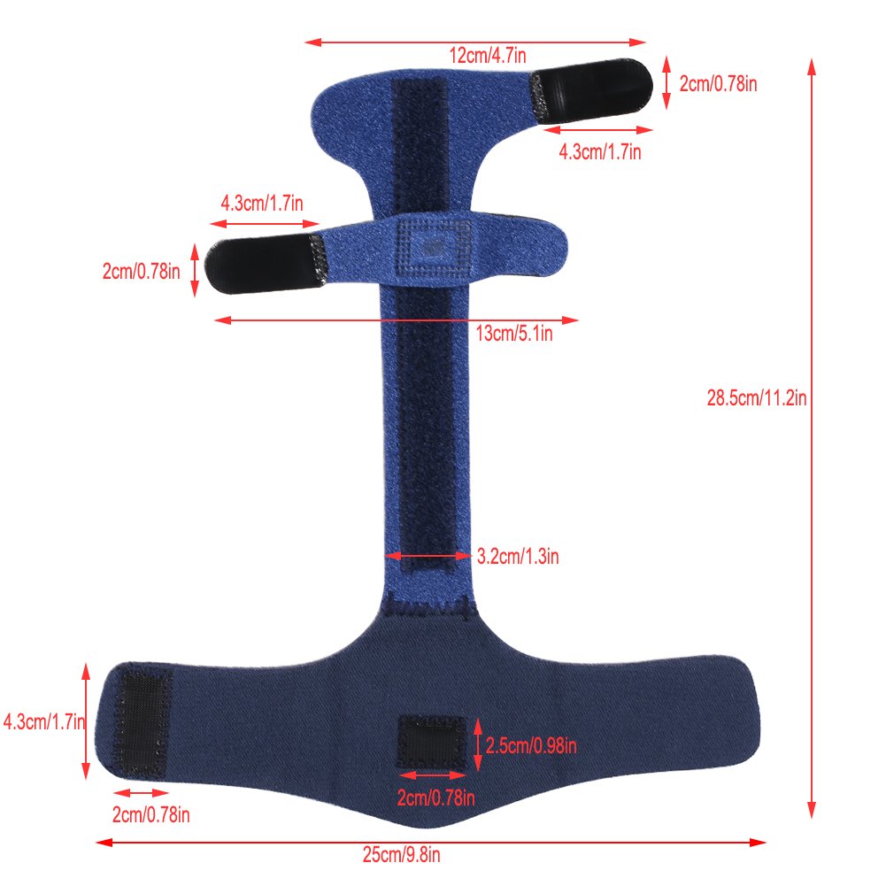 ZJchao Finger Extension Splint, Finger Brace Adjustable Fixing Belt Hand Support for Straightening Curved Finger Fractures Care Locked Stenosing Tenosynovitis Tendon Release Pain Relief