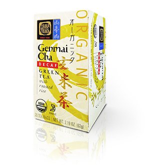 Yamamotoyama Decaffeinated Roasted Brown Rice Tea Genmai Cha, 2.19-Ounce Boxes (Pack of 6)