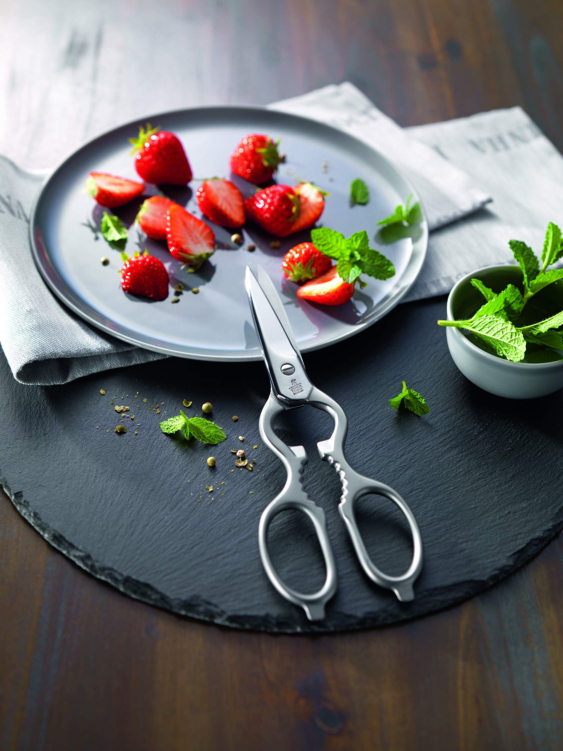 Zwilling 43923-200 Classic Cooking Scissors, Satin, Stainless Steel, Kitchen Scissors, Made in Germany