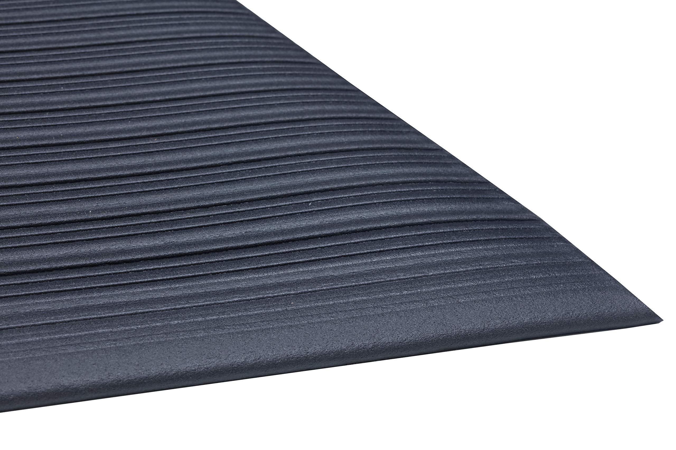 Guardian 24030502 Air Step Anti-Fatigue Floor Mat, Vinyl, 3'x5', Black, Reduces fatigue and discomfort, Can be easily cut to fit any space