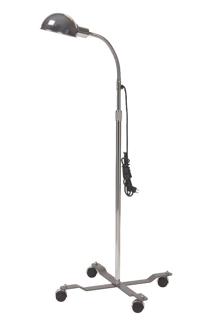 Grafco Medical Exam Lamp, Flexible Gooseneck Light, Rolling Base, Height-Adjustable