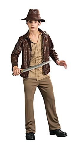 Rubies Indiana Jones and The Kingdom of The Crystal Skull Deluxe Indiana Costume, Tween Size