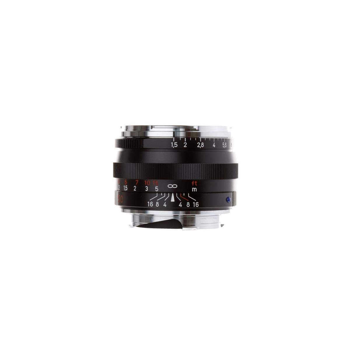 ZEISS Ikon C Sonnar T* ZM 1.5/50 Standard Camera Lens for Leica M-Mount Rangefinder Cameras, Black