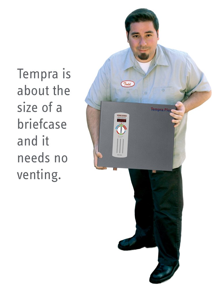Stiebel Eltron Tempra 36 Plus Tempra Plus 36 kW, tankless electric water heater with Self-Modulating Power Technology & Advanced Flow Control