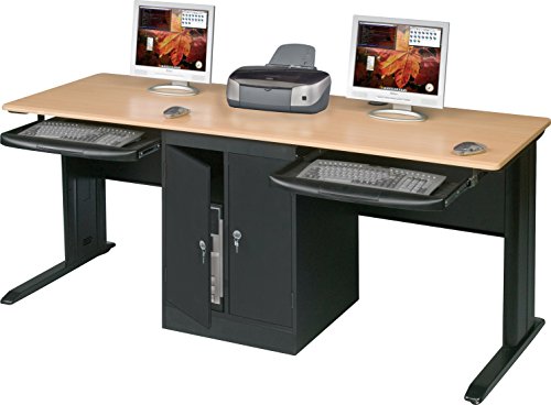 Balt LX Computer Workstation with Locking CPU Holder Dimensions: 72" W