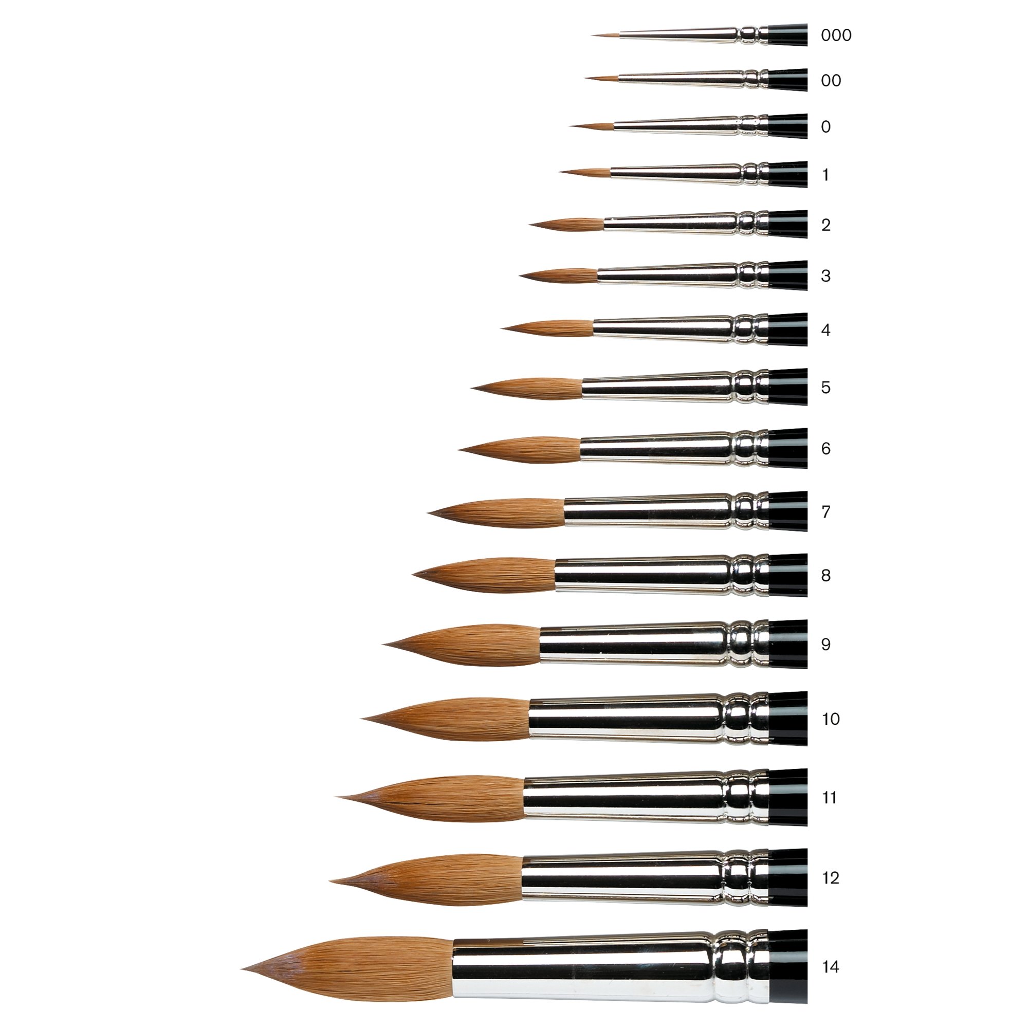 Winsor & Newton Series 7 Kolinsky Sable Brush, Round SH #8