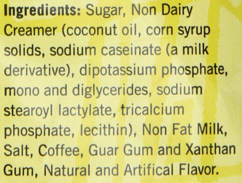 MOCAFE Caramel Blended Ice Coffee Mix, Instant latte frappe powder, 3lb bulk bag