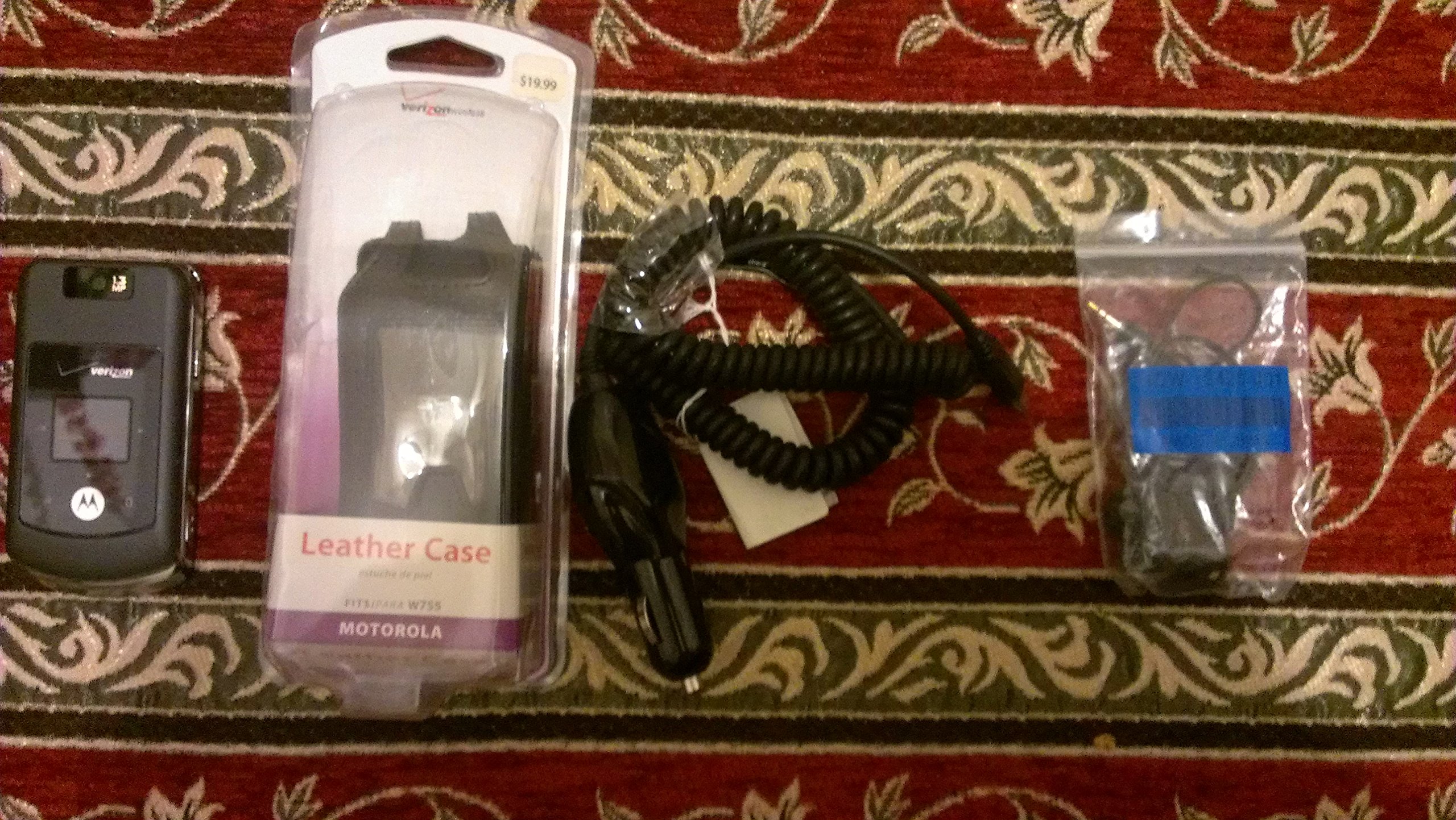 Motorola w755 Phone, Black (Verizon Wireless, Phone Only, No Service)