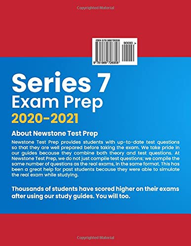 Series 7 Exam Prep 2020 2021: Series 7 Study Guide with 500 Questions and Detailed Answer Explanations (New Official Outline and 4 Full Practice Tests)