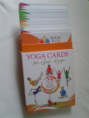 Kids Yoga Cards, 54 Educational Flash Card Deck for Children, 7 Sequences with Yoga Poses, Breathing Exercises, Meditations and Affirmations.