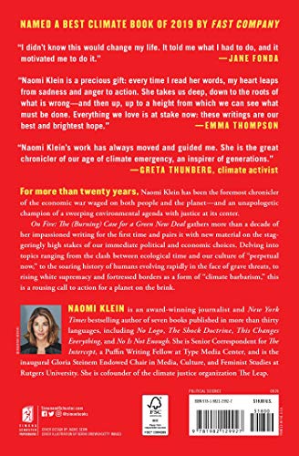 On Fire: The (Burning) Case for a Green New Deal