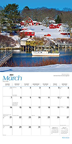 Maine Coast 2021 Calendar