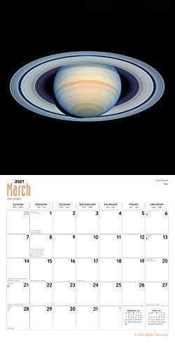 Hubble Space Telescope 2021 Calendar: Foil Stamped Cover