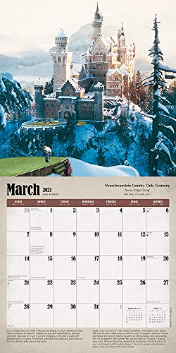 World's Toughest Golf Holes 2021 Calendar