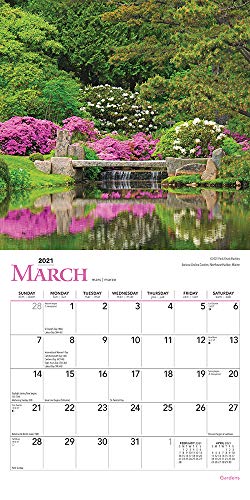 Gardens 2021 Calendar