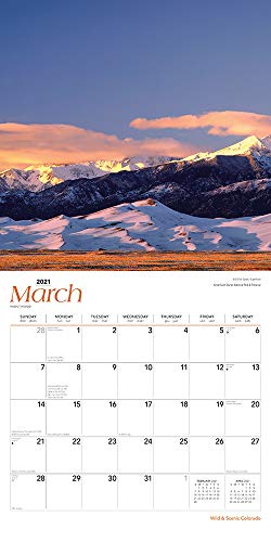 Wild & Scenic Colorado 2021 Calendar: Foil Stamped Cover