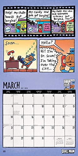 Dog Man 2021 Calendar