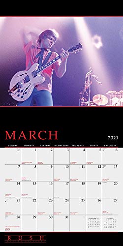 Rush 2021 Calendar