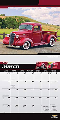 Classic Chevy Pickups 2021 Calendar: Foil Stamped Cover